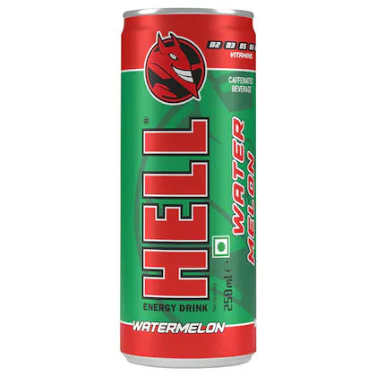 Hell Energy Drink Watermelon 250 ml Can – Yo Budde