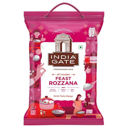India Gate Rozana Basmati Rice 5 kg – YoBudde