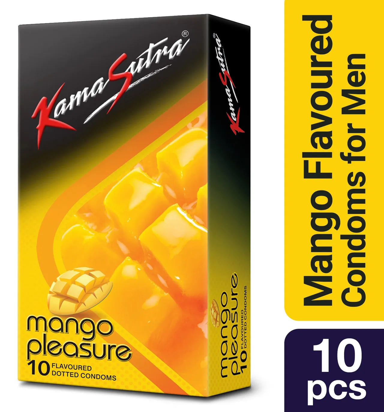 KamaSutra Mango Pleasure Flavoured Condoms for Men – YoBudde